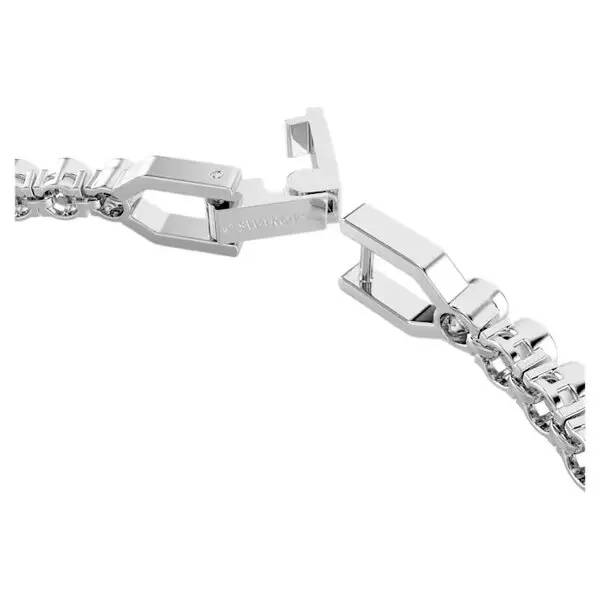 SWAROVSKI Rhodium-plated Crystal Logo Bracelet