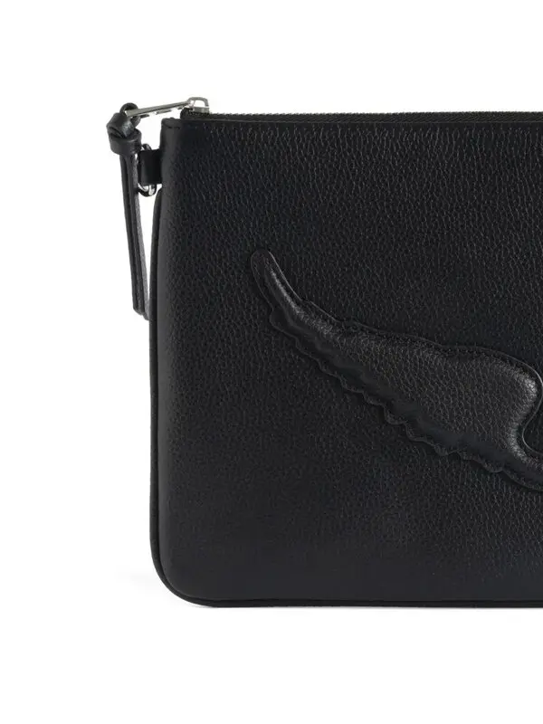 Zadig&Voltaire Angel Wings Pattern Wallet - Black