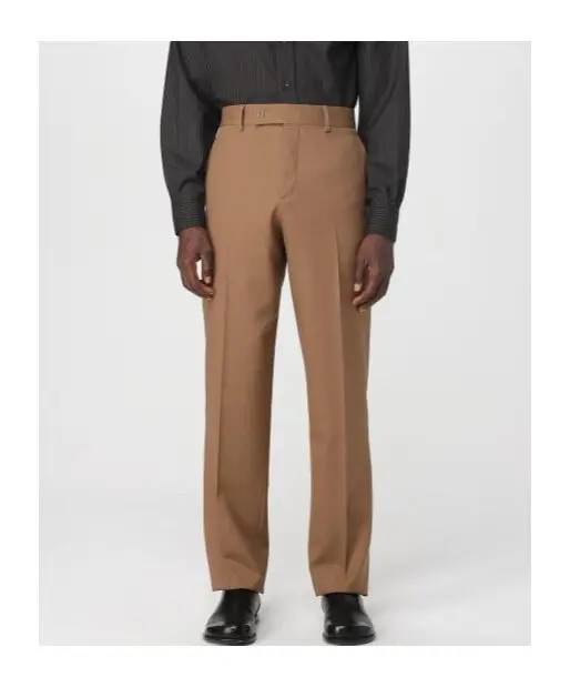 Fendi Straight-leg Tailored Cigarette Trousers - Brown