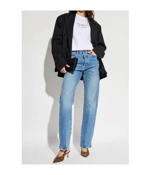 FRAME Buttoned Jeans