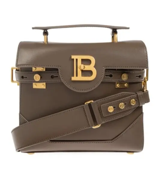 Balmain B Buzz Handbag - Brown