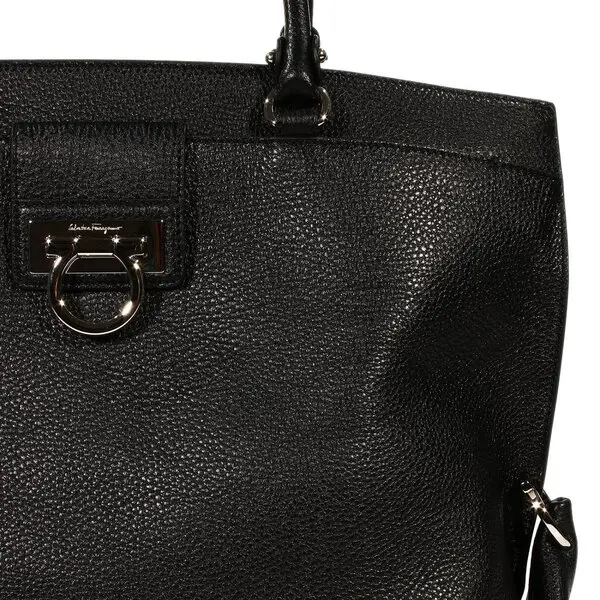 FERRAGAMO Gancini Logo Detail Handbag