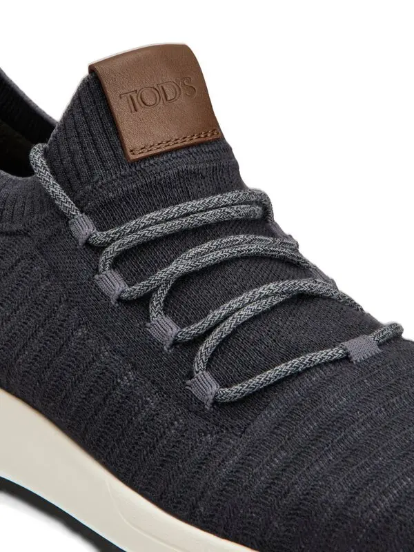 TOD'S Sock Sneakers With Lace-up Closure - Black