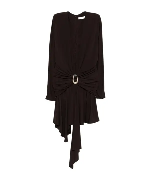 Christopher Esber Stone Pin Scarf Mini Dress - No