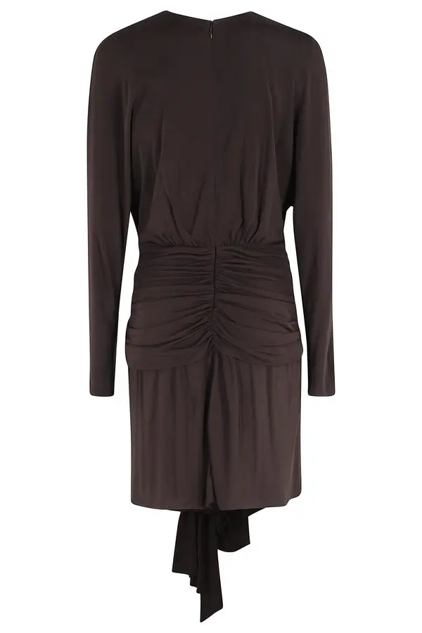 Christopher Esber Stone Pin Scarf Mini Dress - No