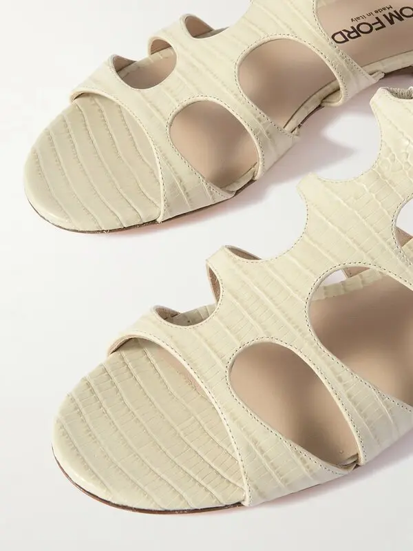 TOM FORD Paradis Sandals - Ivory