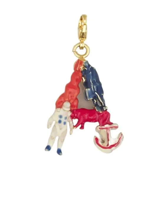 Marni Alphabet A Charm Pendant - Multi-color