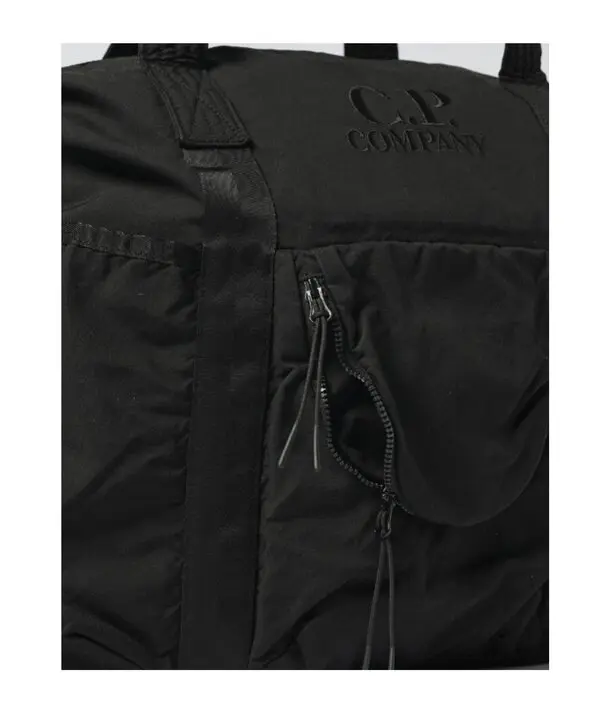 C.P. COMPANY Twill Shoulder Bag - Black