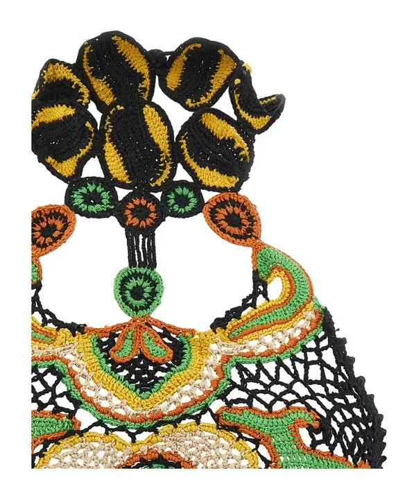 Etro Crochet Halterneck Crop Top