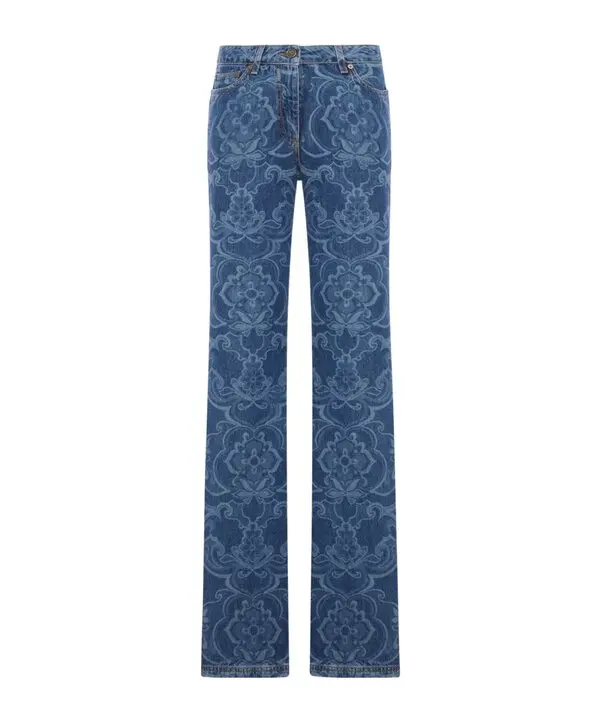 Etro Paisley Flared Jeans