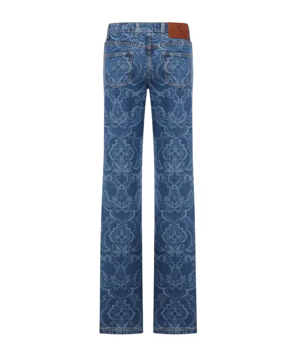 Etro Paisley Flared Jeans