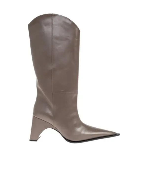 Coperni Bridge Cowboy Leather Boots - Brown