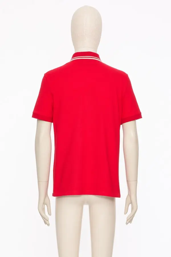 Valentino Garavani Vlogo Embroidered Short-sleeved Polo Shirt