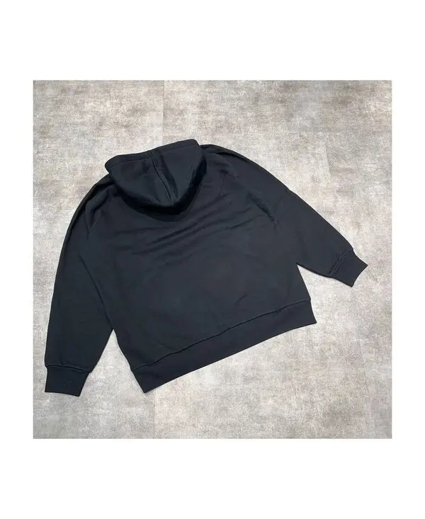 Burberry Logo Hooded Sweater - Black