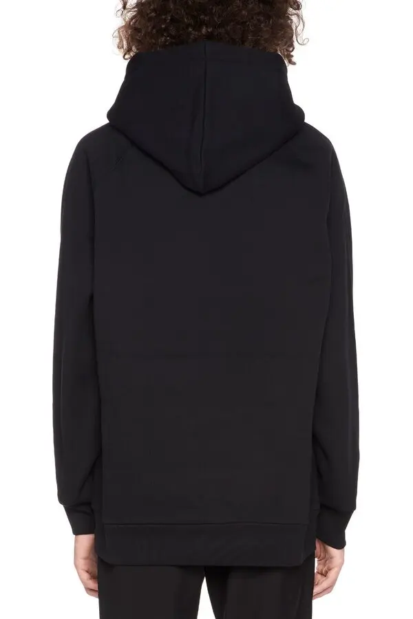 Burberry Logo Hooded Sweater - Black