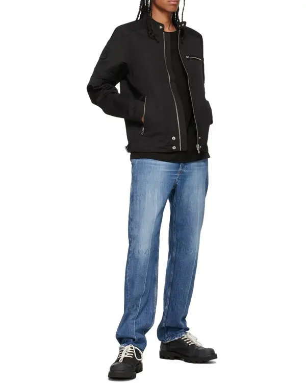 DIESEL® Stonewashed Straight-leg Jeans