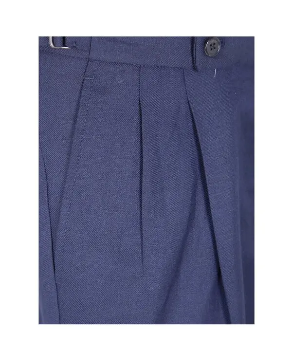 Incotex Pleated Shorts - Blue