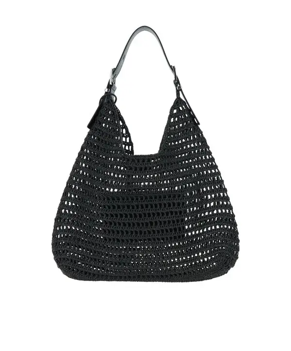 Michael Kors Nolita Woven Shoulder Bag - Black
