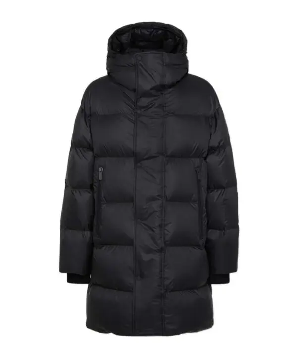 Dsquared2 Hooded Down Jacket With Drawstring And Zipped Pockets