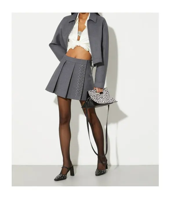 MAXCO. Max&co. Rhinestone Embellished Mini Skirt