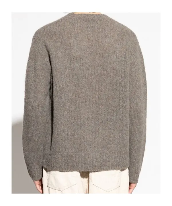 ALLSAINTS Saku Crew Neck Knitted Sweater - Gray