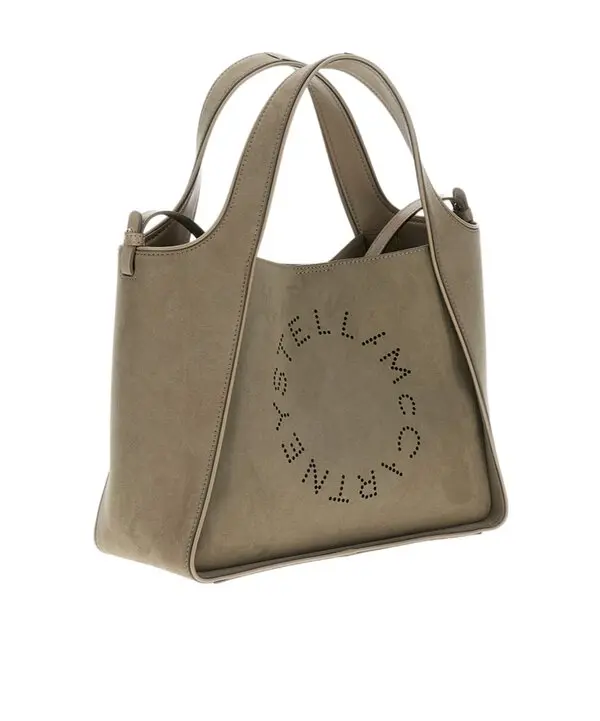 Stella McCartney Logo Print Tote Bag - Brown