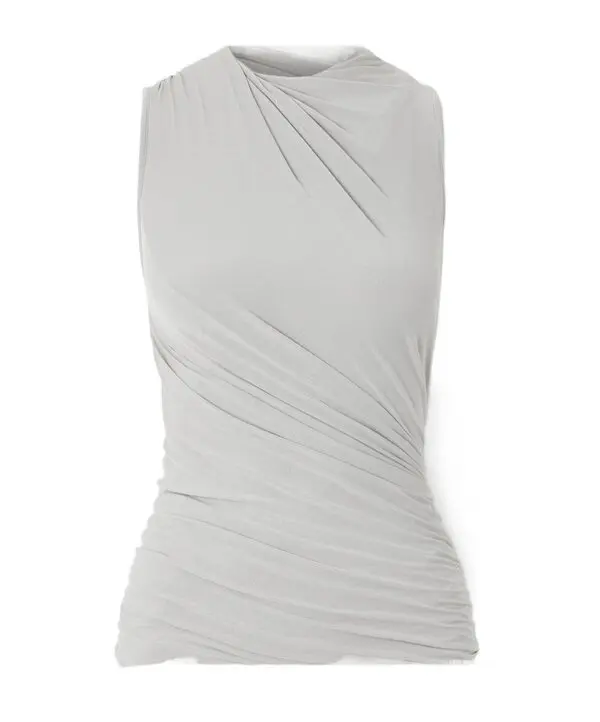 Rick Owens Sleeveless Top With Knotted Neckline