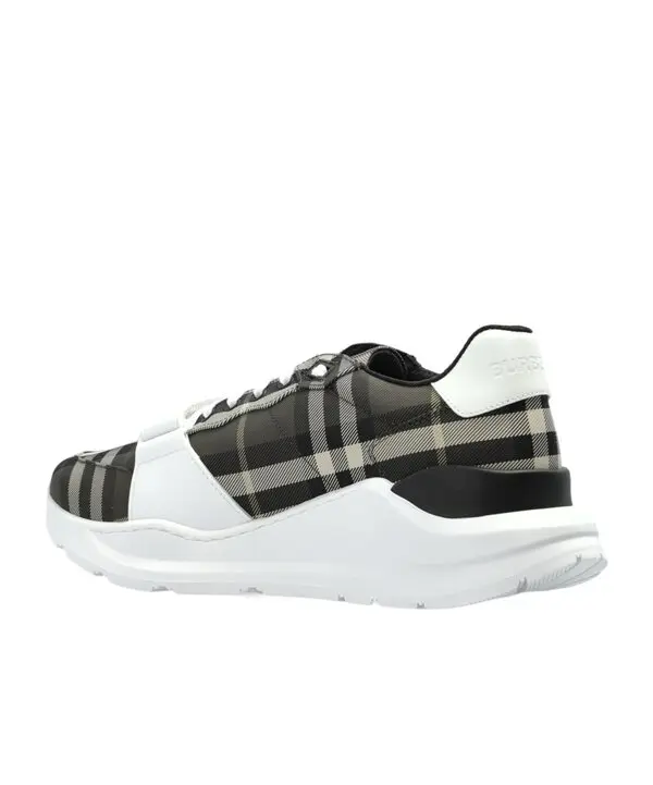 Burberry Checked Lace-up Sneakers
