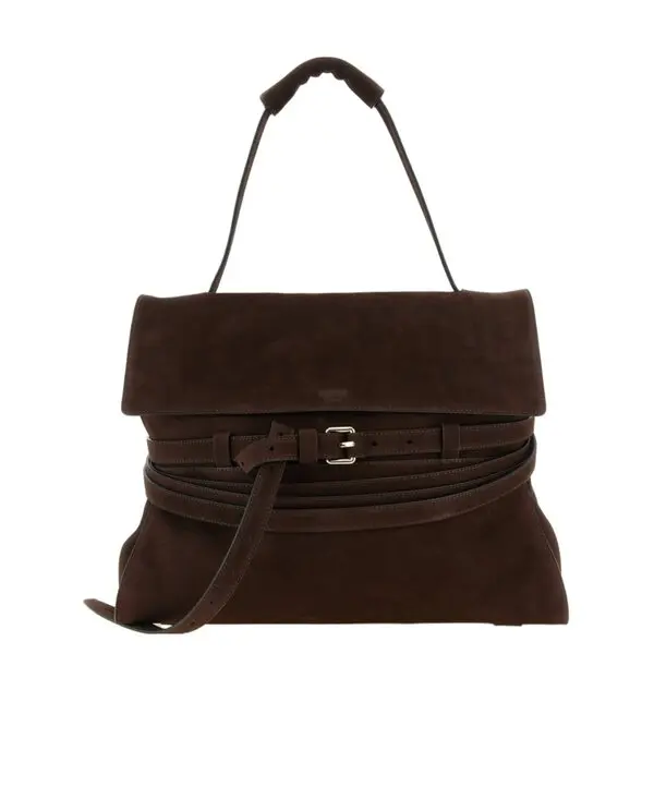 Moschino Buckle Strap Shoulder Bag