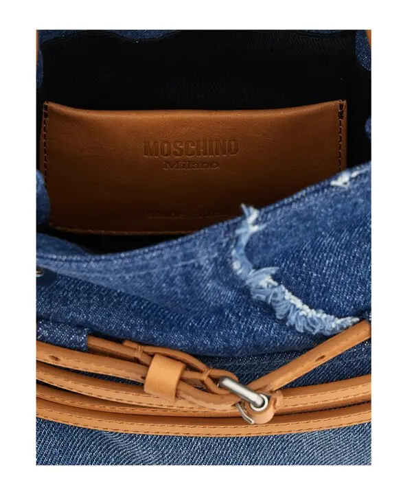 Moschino Patch Wrap Clutch Bag