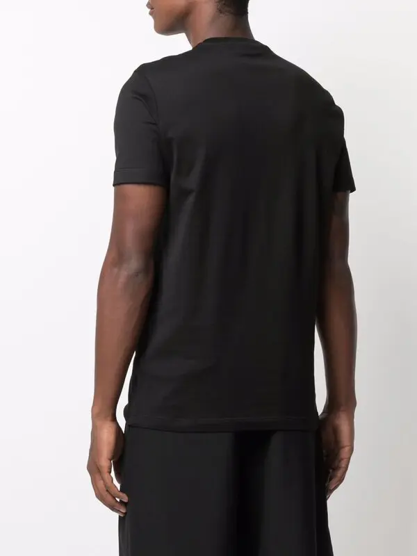 Versace Logo Printed Crewneck T-shirt