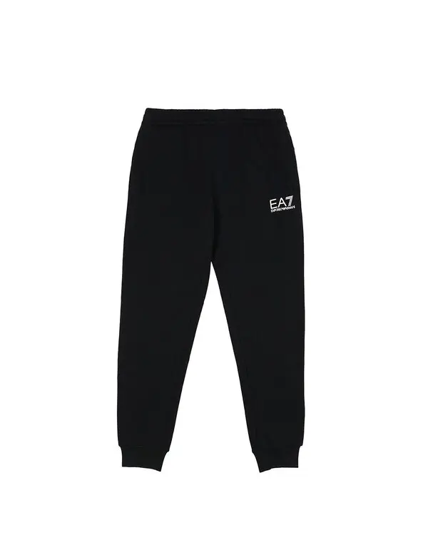 EA7 Logo Printed Two-piece Sports Suit - Black