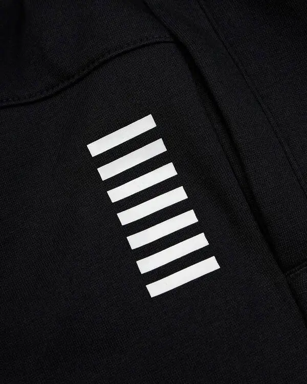 EA7 Logo Printed Two-piece Sports Suit - Black