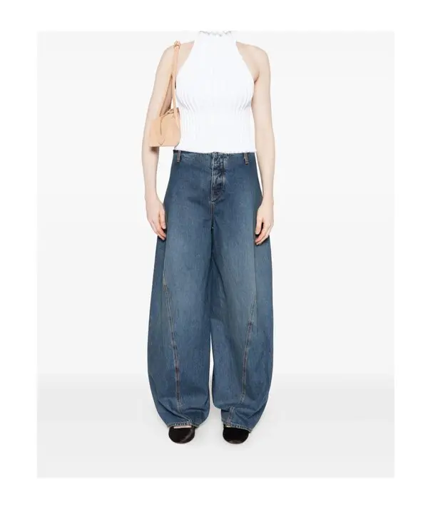 Alaïa Denim Cargo Jeans