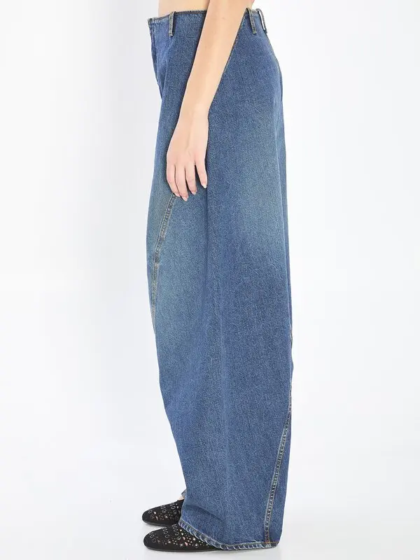 Alaïa Denim Cargo Jeans
