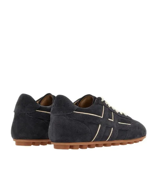 Hogan Suede Lace-up Sneakers - Blue