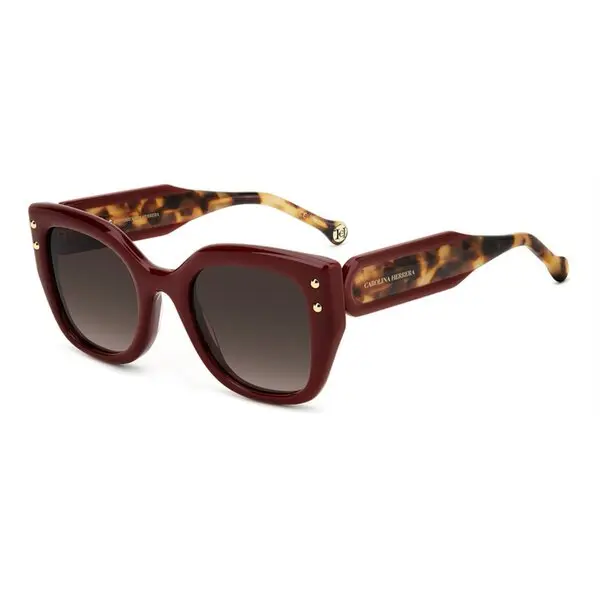 Carolina Herrera Butterfly Frame Full Rim Sunglasses - Brown