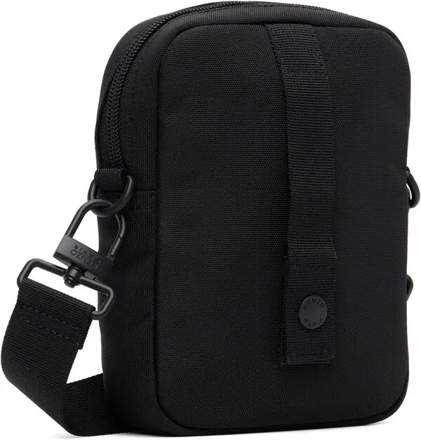 Kenzo Logo Detailed Shoulder Bag - Black