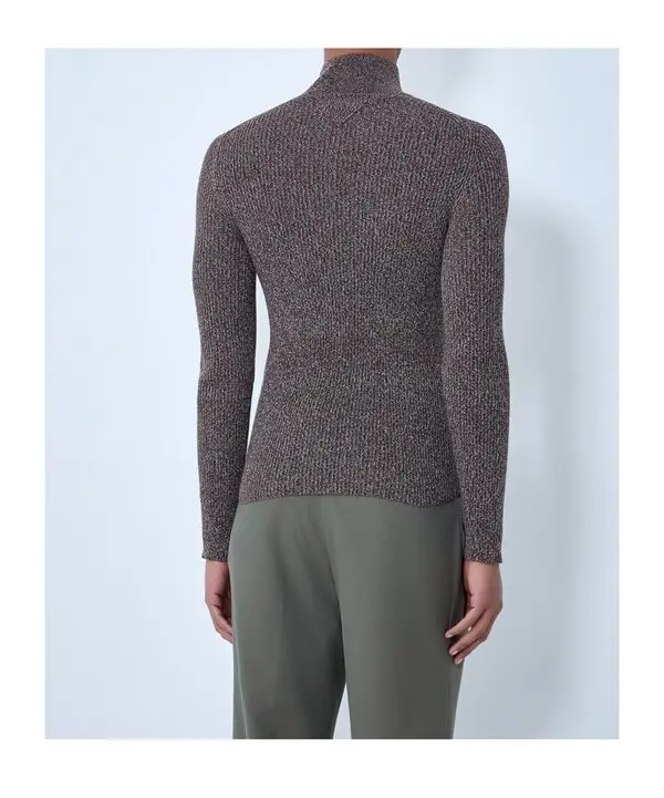Prada Long-sleeved Knitwear With Zipper Closure