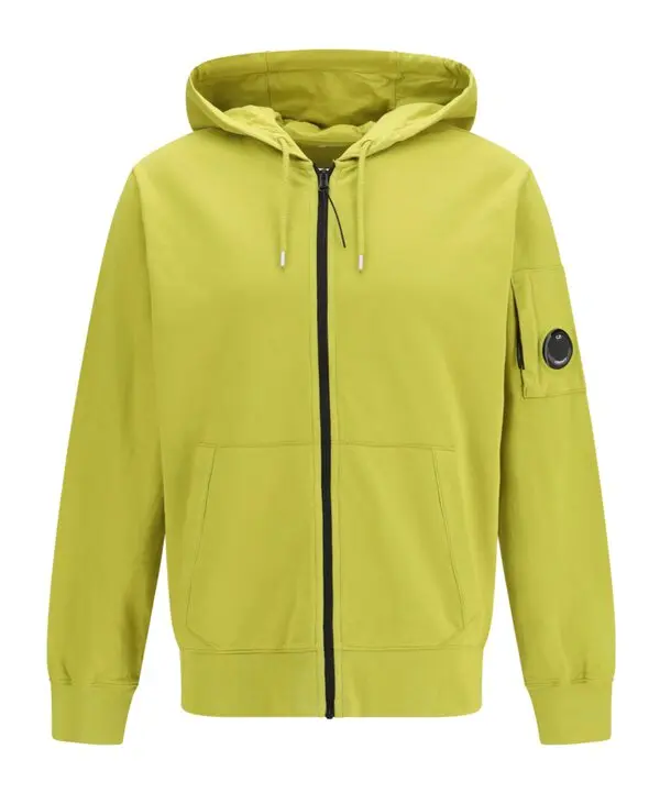 C.P. COMPANY Lens Zip Hoodie - Green