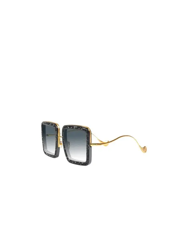 Anna-Karin Karlsson Square Frame Embellished Sunglasses