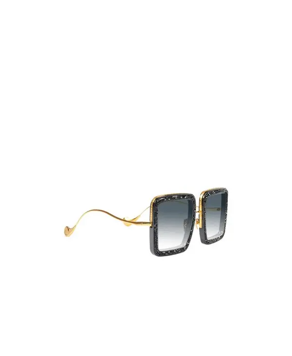 Anna-Karin Karlsson Square Frame Embellished Sunglasses