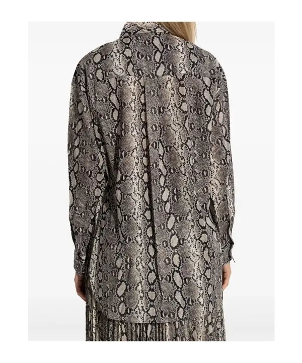 Michael Kors Printed Long Sleeve Shirt