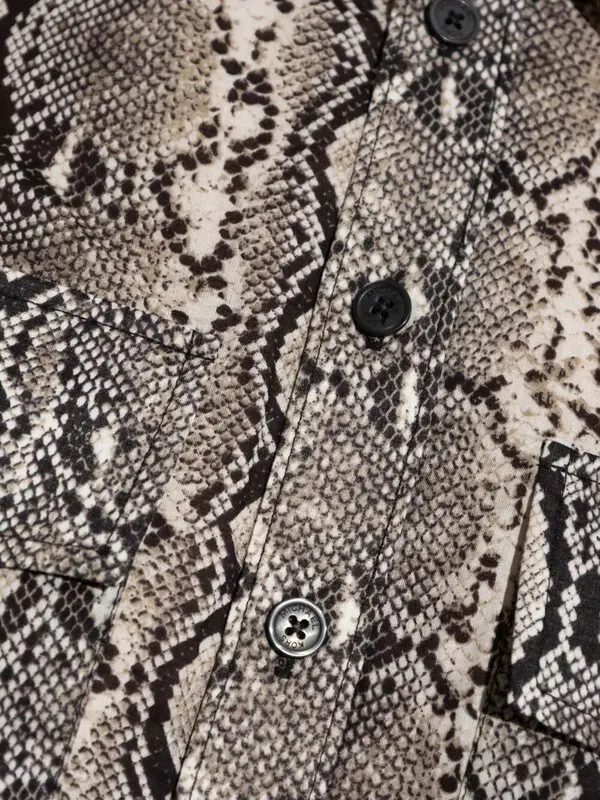 Michael Kors Printed Long Sleeve Shirt