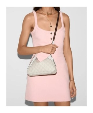 Gucci Gg Emblem Small Shoulder Bag - Beige/white