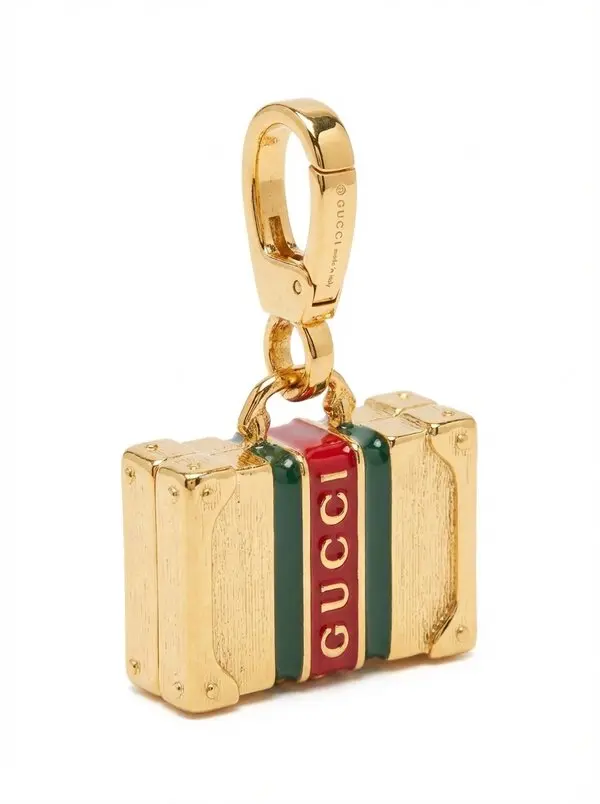 Gucci Savoy Charm With Enamel - Golden