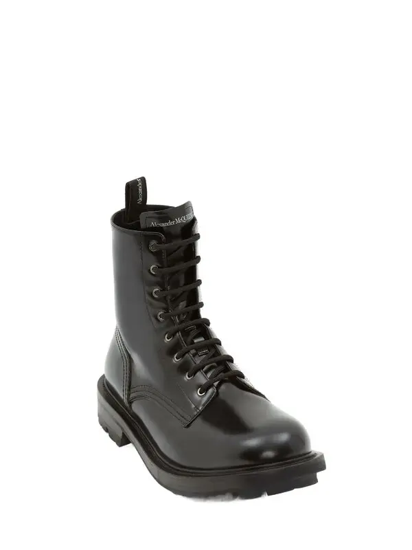 Alexander McQueen High Top Combat Boots