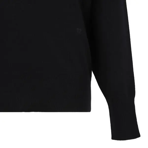 TOM FORD Monogram Embroidered Knitted Jumper - Black