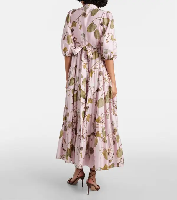 Erdem Floral Cotton Midi Shirt Dress