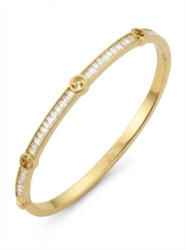Gucci Blondie Crystal Necklace - Yellow